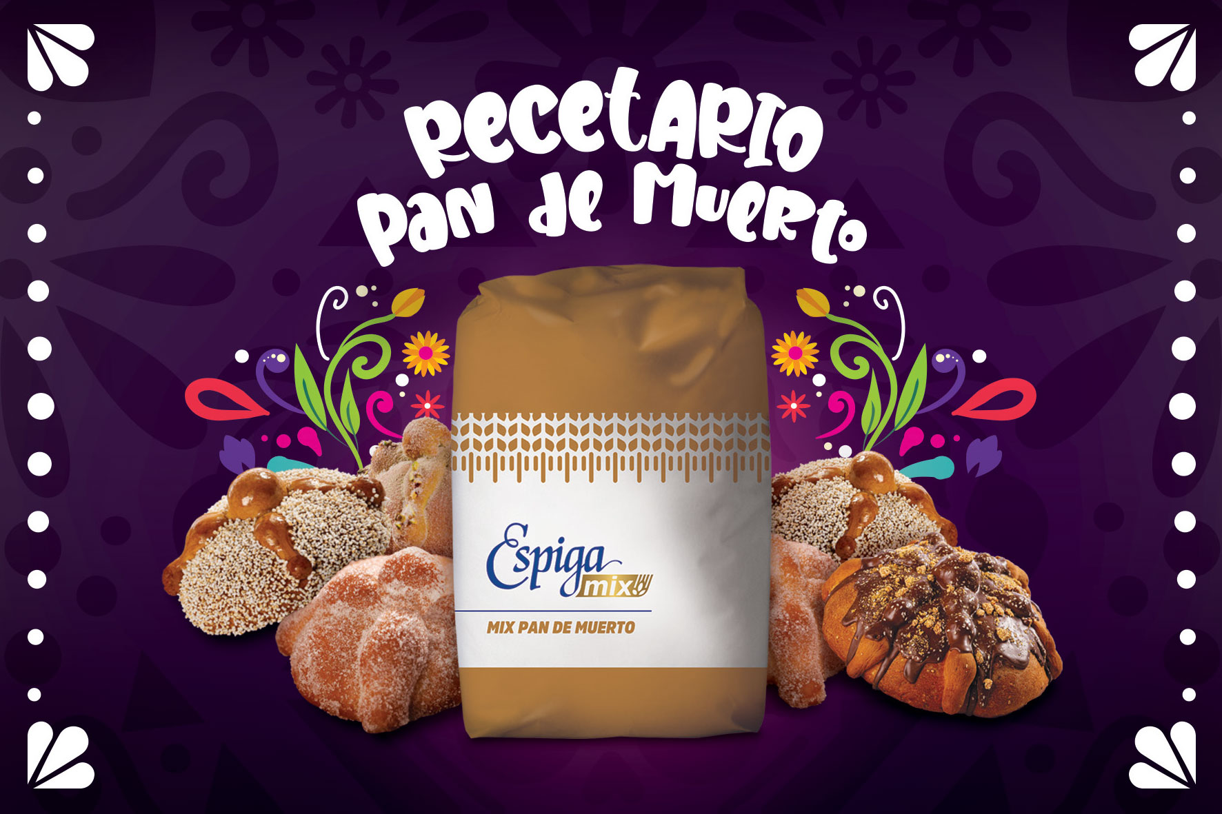 Espiga Mix | Recetario de Pan de Muerto